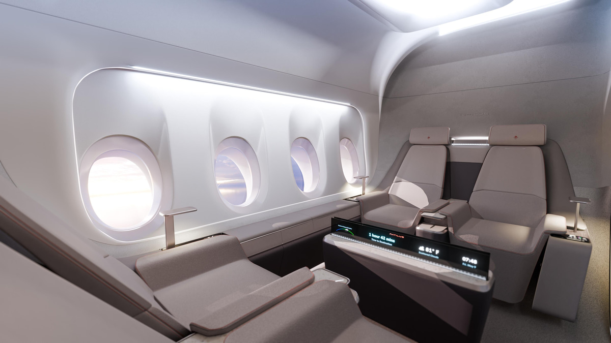 Natilus Unveils Interior Design for Horizon Blended-wing-body Airliner | Aviation International News